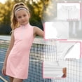 Afdoent Girls Dress Kids Sleeveless Performance Dress With Zip Neckline ...