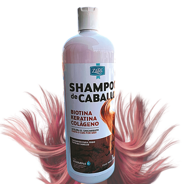 Shampoo de Caballo Zaire Acelerador de crecimiento y anticaída ZAIRE ...