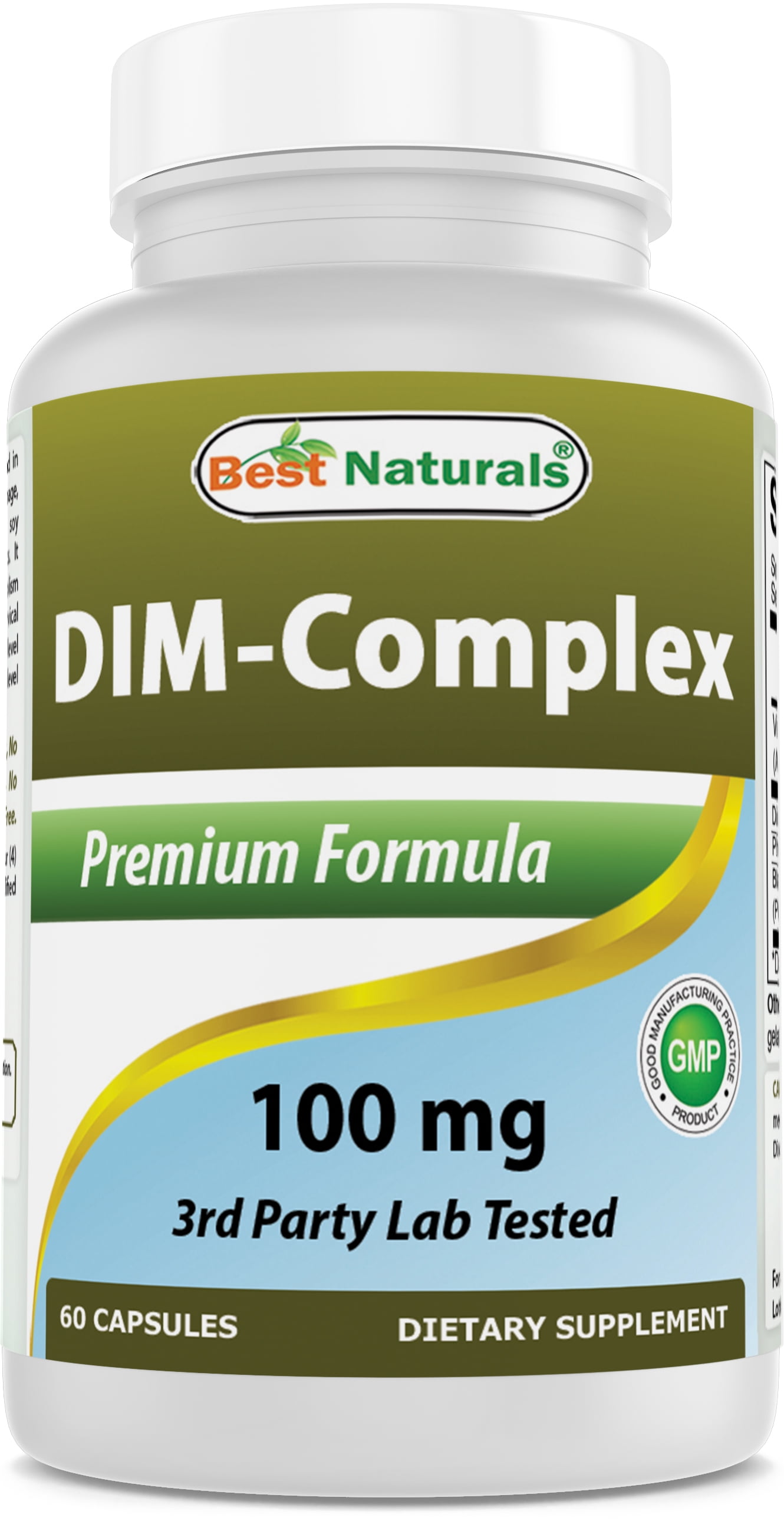 Best Naturals DIM Complex 100 mg 60 Capsules - Walmart.com