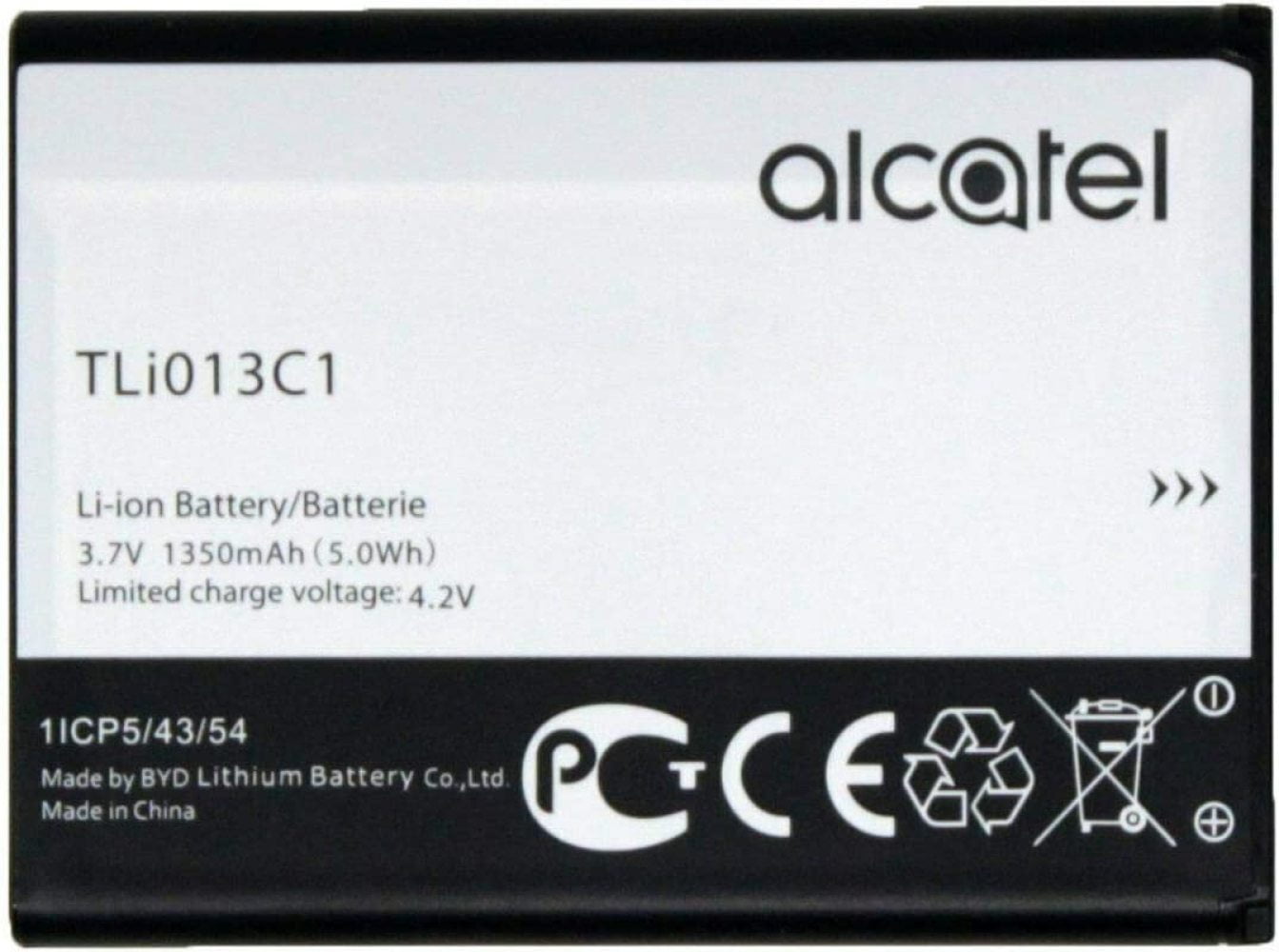 TLi013C1 Battery Alcatel One Go Flip Phone 4044W 4044T 4044O 4044V ...