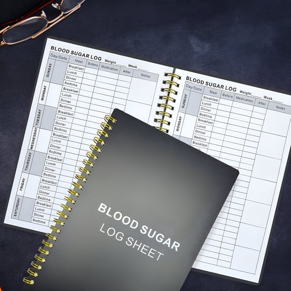Weekly Diabetes Record: Your set for recording blood sugar and insulin ...