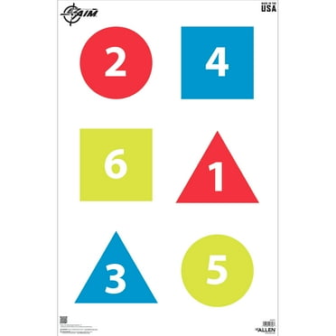 EZ Aim 5-Spot Paper Target - 23 x 35 Size - Walmart.com