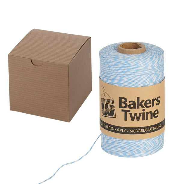 Twine and Box Packaging Bundle (1 roll of Bakers Twine) - (100 kraft ...