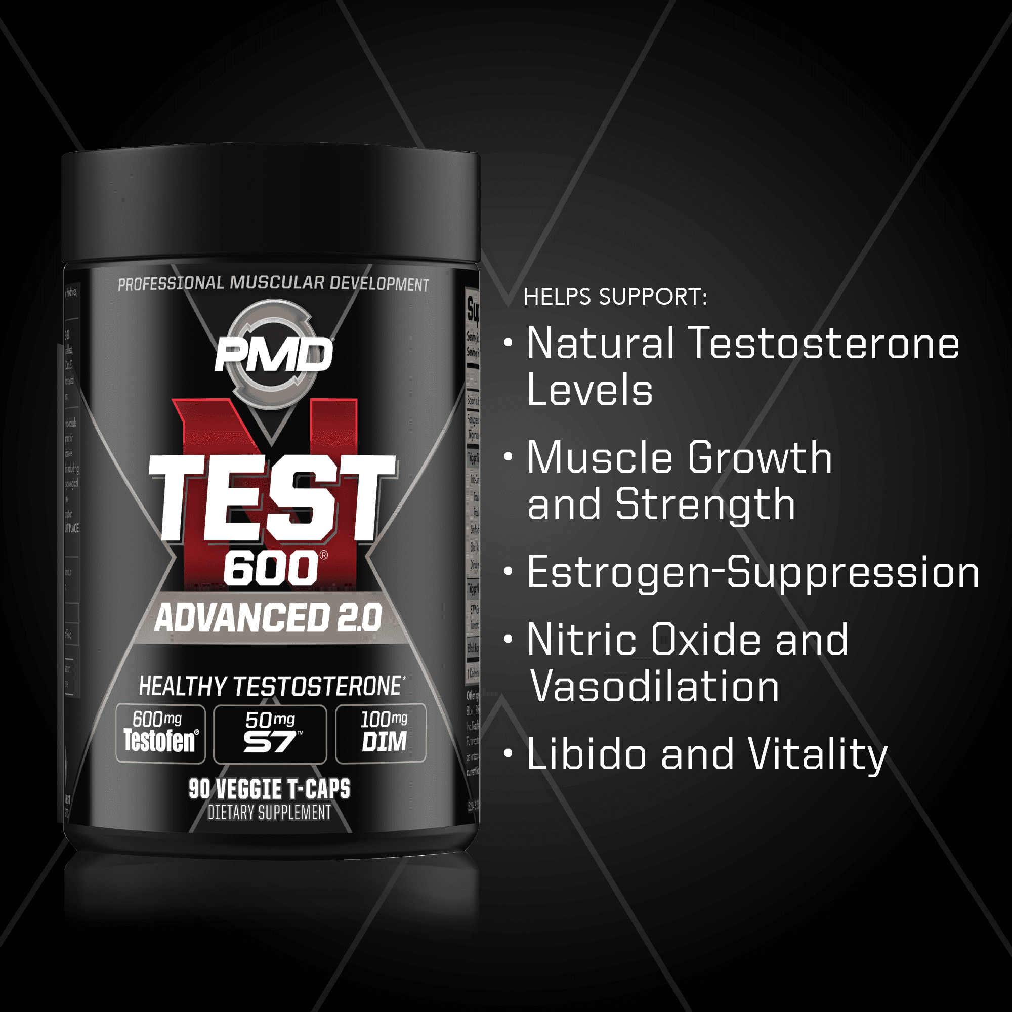 Buy PMD Sports N-Test 600 Advanced Testosterone Booster for Men ...