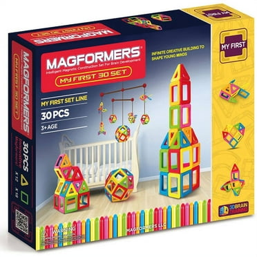 Magformers Funny Wheel 20 Pieces Rainbow Colors, Educational Magnetic ...