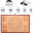 Biscuit Cutter,Pastry Cutter, Bench Scraper, Silicone Pastry Dough ...