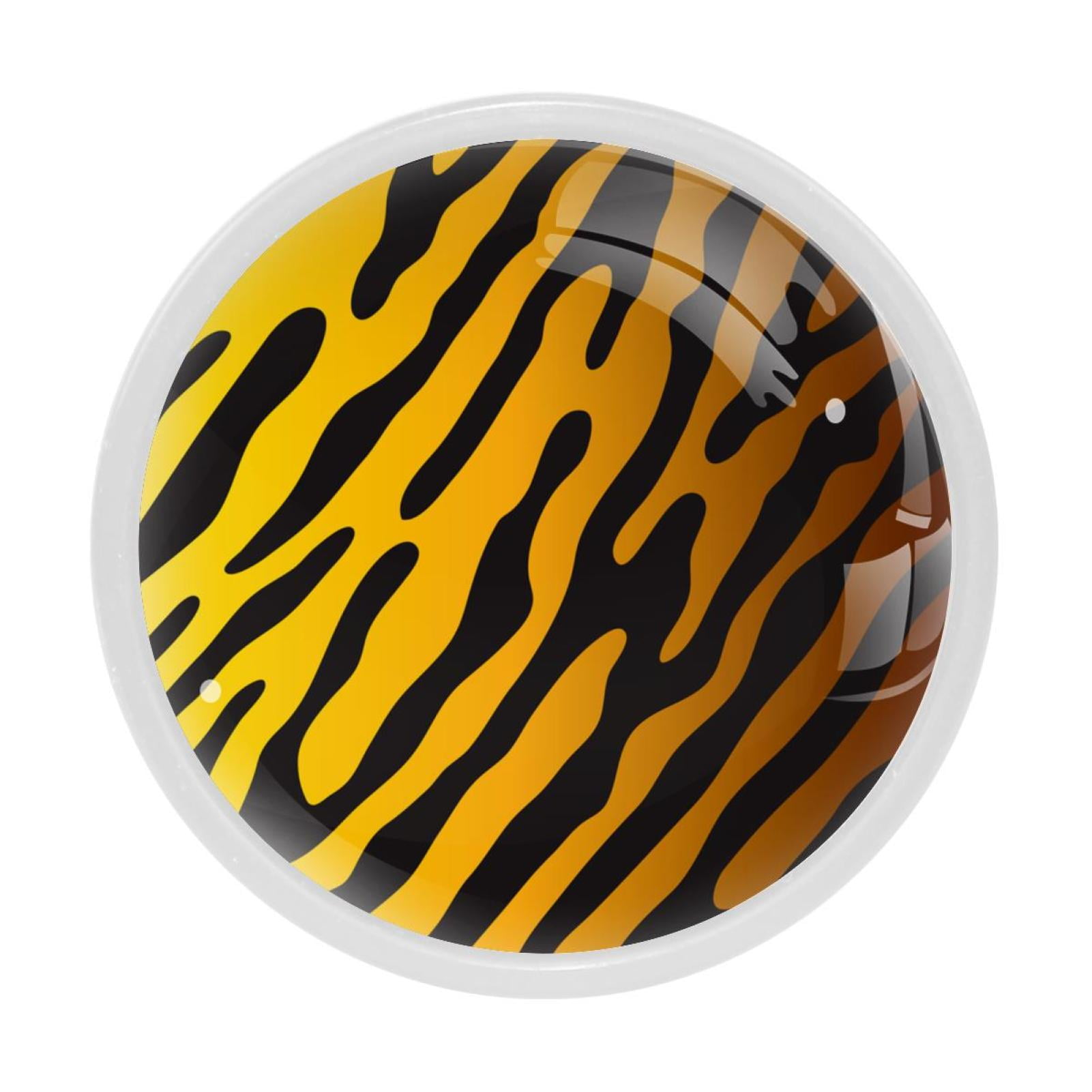 4 Pcs Tiger Skin Texture Knobs for Kitchen Cabinet Cupboard Dresser ...