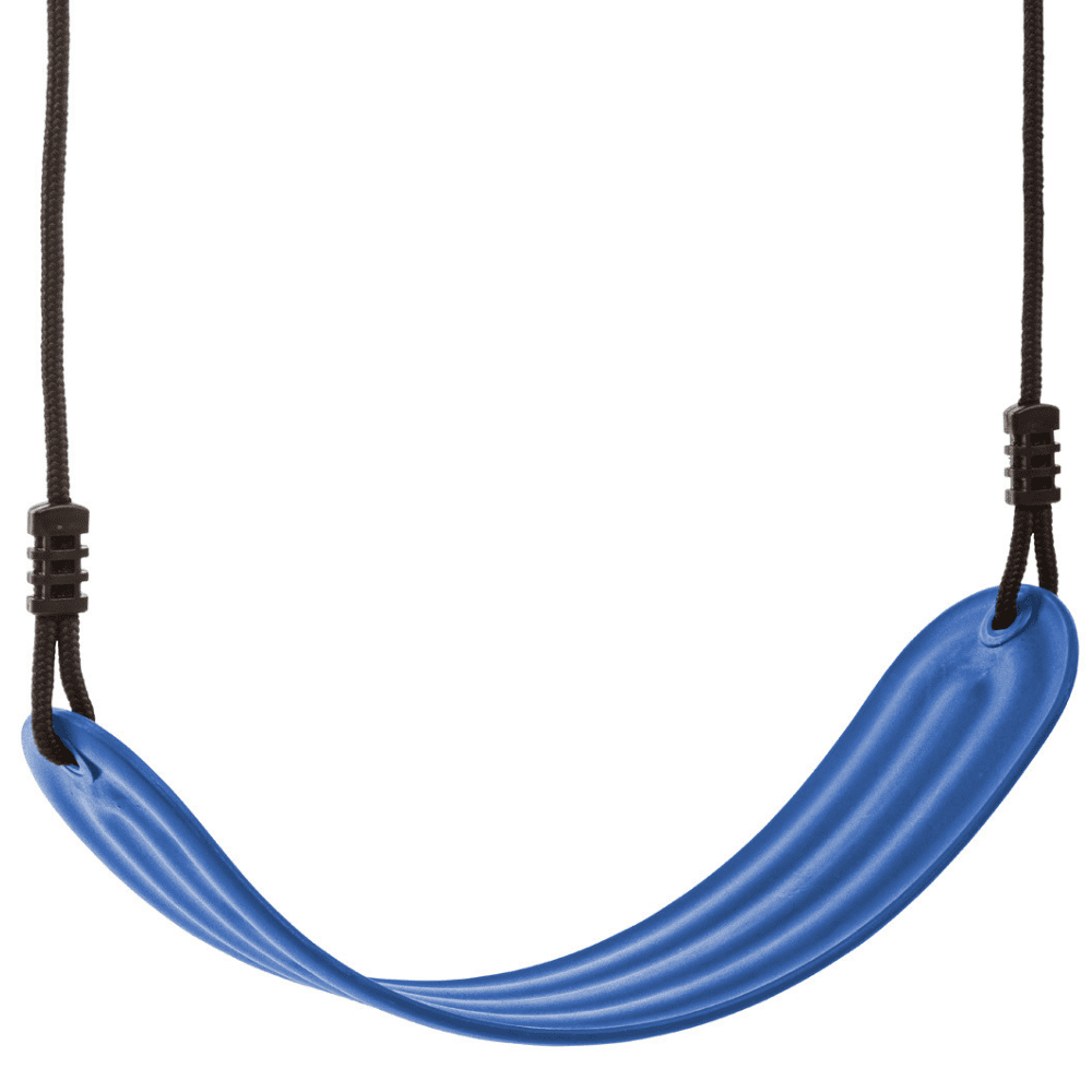 Blue Rabbit Play Outdoor Kids Swing with Flexible Seat and Rope/Chain ...