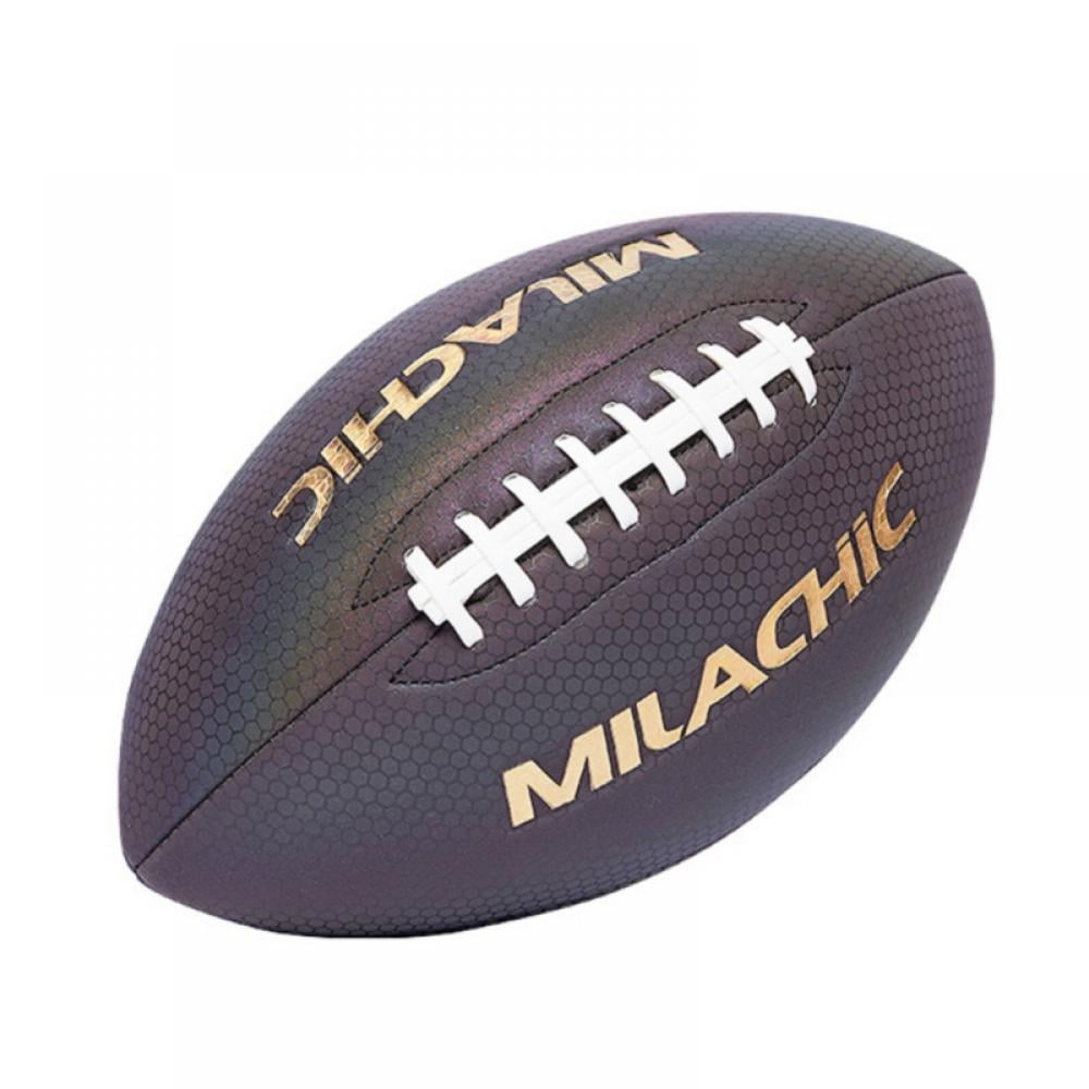 Holographic Luminous Light Up Reflective Football for Night Games ...