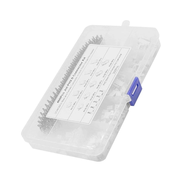 460 Pieces Jst Connector Kit Connector Plug Terminal JST Assortment for ...