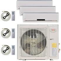 Multi Zone Mini Split Ductless Air Conditione Tri Zone 9000 9000 9000 3 ...