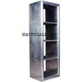 Nautical-Mart Designer Aviator Aluminum Open Bookshelf Home Decor ...