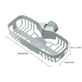 Sink Sponge Holder, Kitchen Faucet Holder, Sponge and Towel Rack, Drain ...