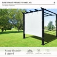 90% UV Block Sun Shade Privacy Panel with Grommets on 4 Sides for Patio ...