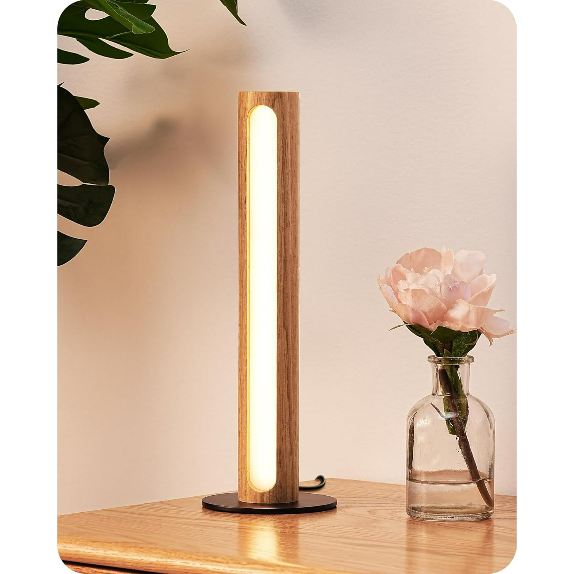 Click here for Shiyou-Led Table Lamp  Small Wood Bedside Lamp Wit... prices