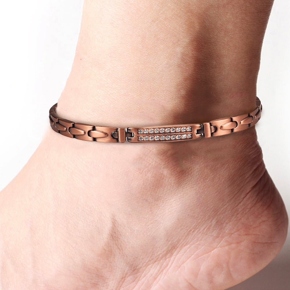 Click here for Wollet 99.9 Pure Copper Magnetic Anklets For Women prices