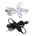 LED Dimming Controllers DC5V LED Dimmer Extension Cord USB Port Power Supply Cable Dimming ...