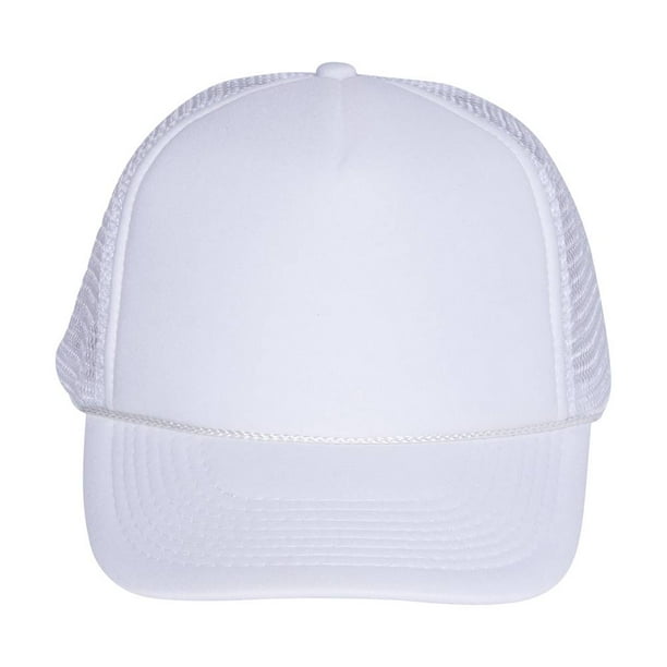 Gorra de malla de verano de Trucker, blanco MCap Sombrero del camionero ...