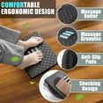 Ergonomic Rocking Foot Rest with Adjustable Support & Massager for ...