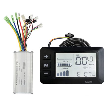S866 Panel Dashboard 22A 9 Drive 36V-48V Brushless with LCD Display ...