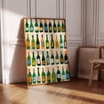 Affixzi Wine Bottle Wall Art, Colorful Modern Kitchen Decor, Decorative ...
