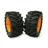 (2) Lawn Trac Wheel Assemblies 24x12.00-12 Fits Scag Turf Tiger 61" 72 ...