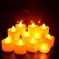 Farfi LED Flameless Candle Battery Operated Party Wedding Flickering ...