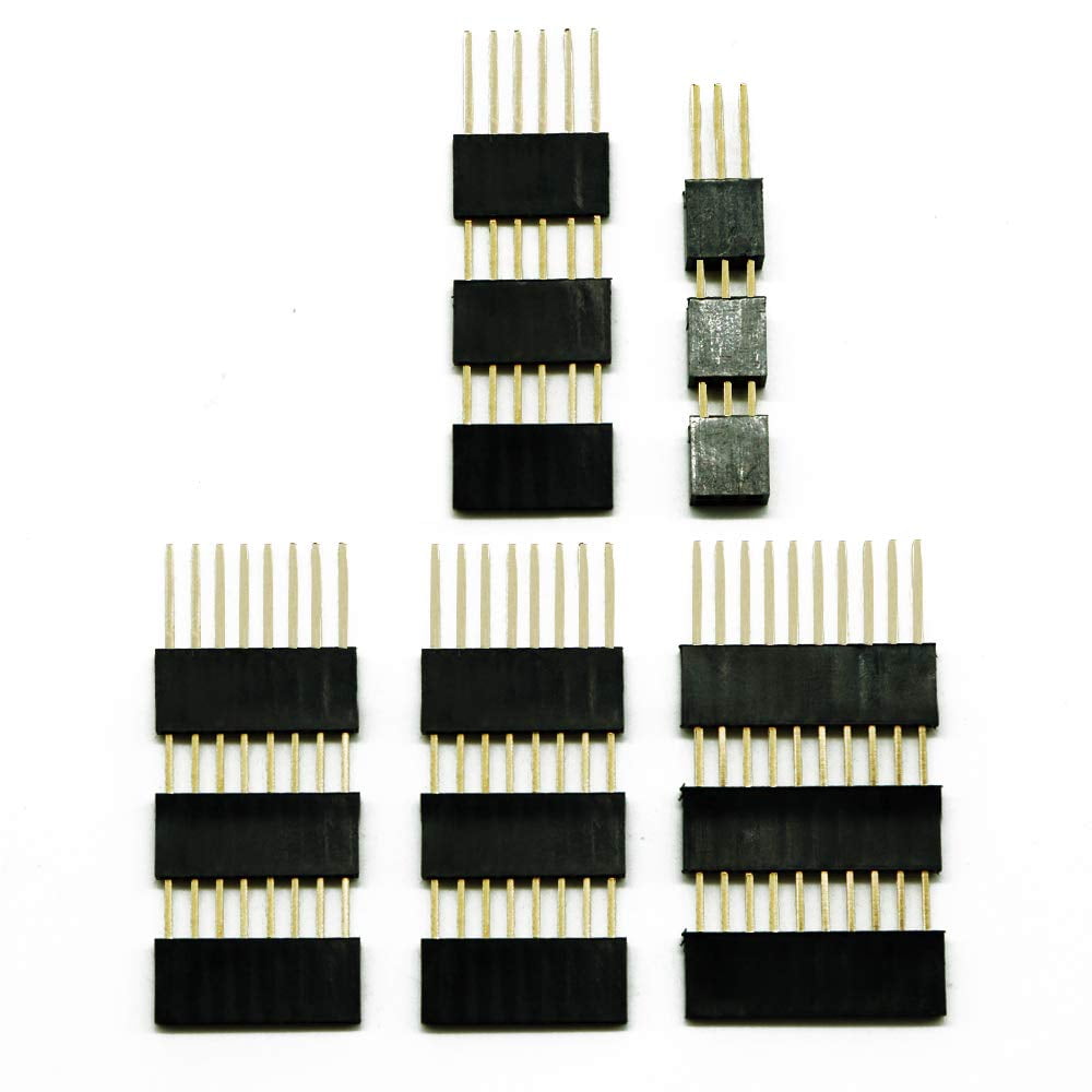 Treedix 3 Sets Of Stacking Headers Pins Kit Stackable Female Headers