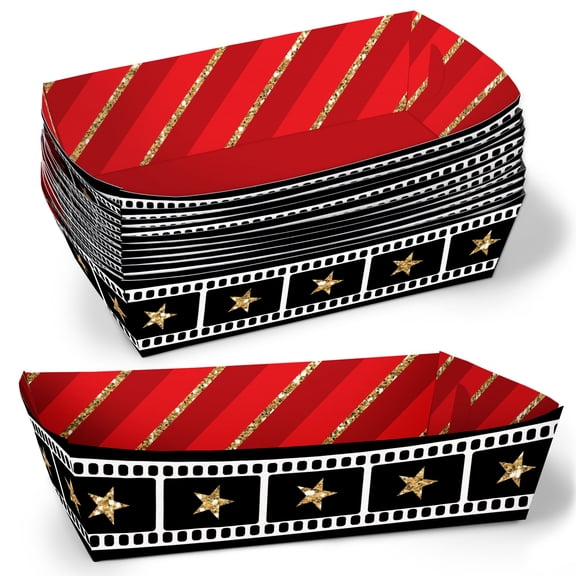 Big Dot of Happiness Western Hoedown Party Paper Food Trays, Disposable ...