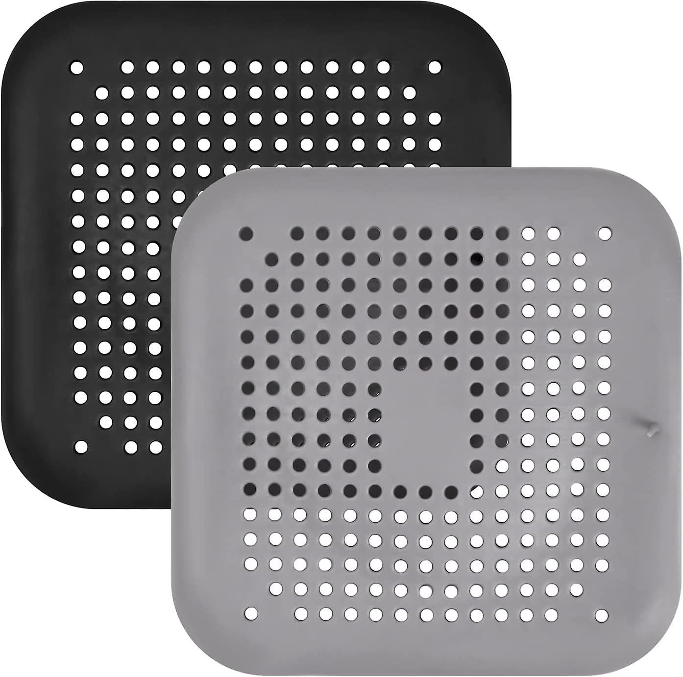 Filtre vier en Silicone, 2 Pices Filtre Cheveux Douche, Filtre Cheveux ...
