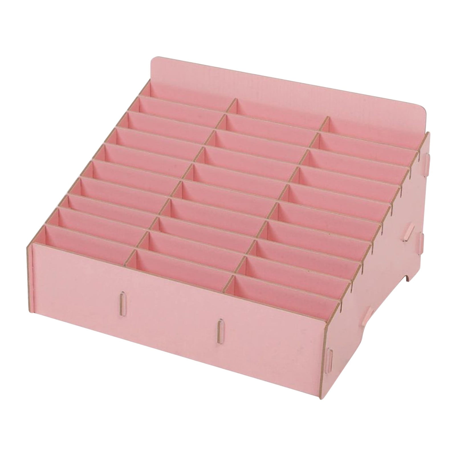 Cell Phone Storage Box,30 Grid Wooden Desktop Storage Box Mobile Phone ...