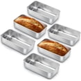 8 Pack Stainless Steel Loaf Pans 9x5 Inch Non-Stick Bread Pans Metal ...