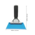 ORDDIART 1Pack Bathroom Glass Squeegee with Blue Red Color Options for ...