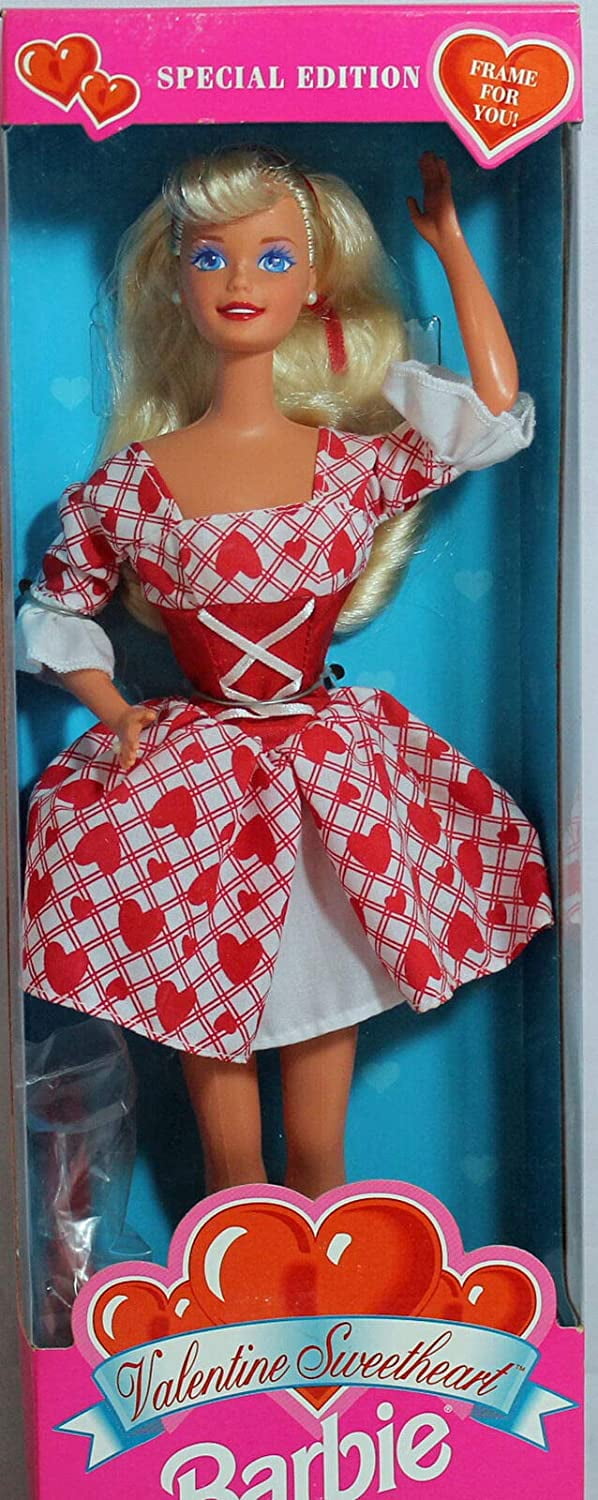 1995 Special Edition Valentine Sweetheart Barbie Doll - Walmart.com