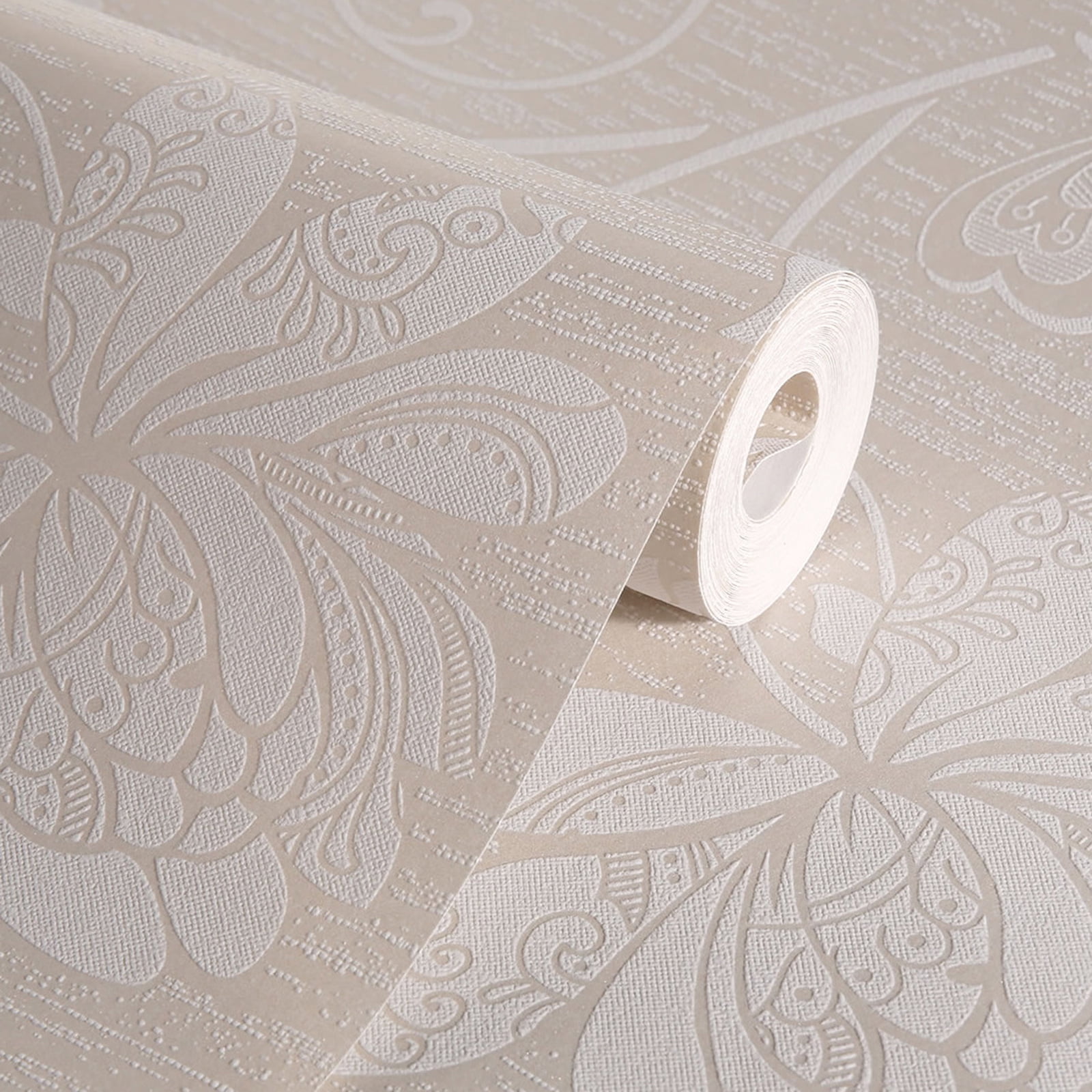 Non-Woven Wallpaper Modern Iris Japonica Flower Pattern Wallpaper Home ...