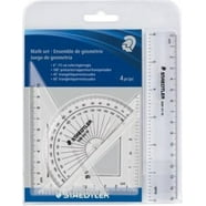 Staedtler, STD55060S9A6, 9-piece Math Set, 1 / Set, Blue,Silver ...