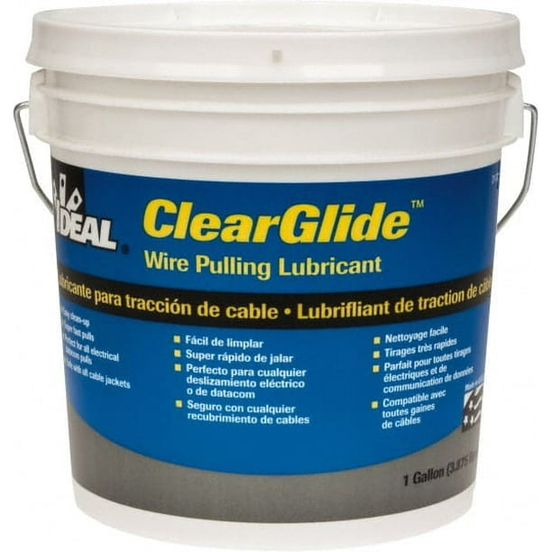Ideal 1 Gallon Pail, Clear Wire Pulling Lubricant Gel - Walmart.com