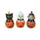 Peek A Boo Pumpkins Set of 3 Johanna Parker Witch Black Cat Ghost ...