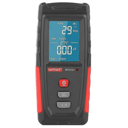 Emf Meter, Digital Electromagnetic Radiation Detector, Handheld Emf ...