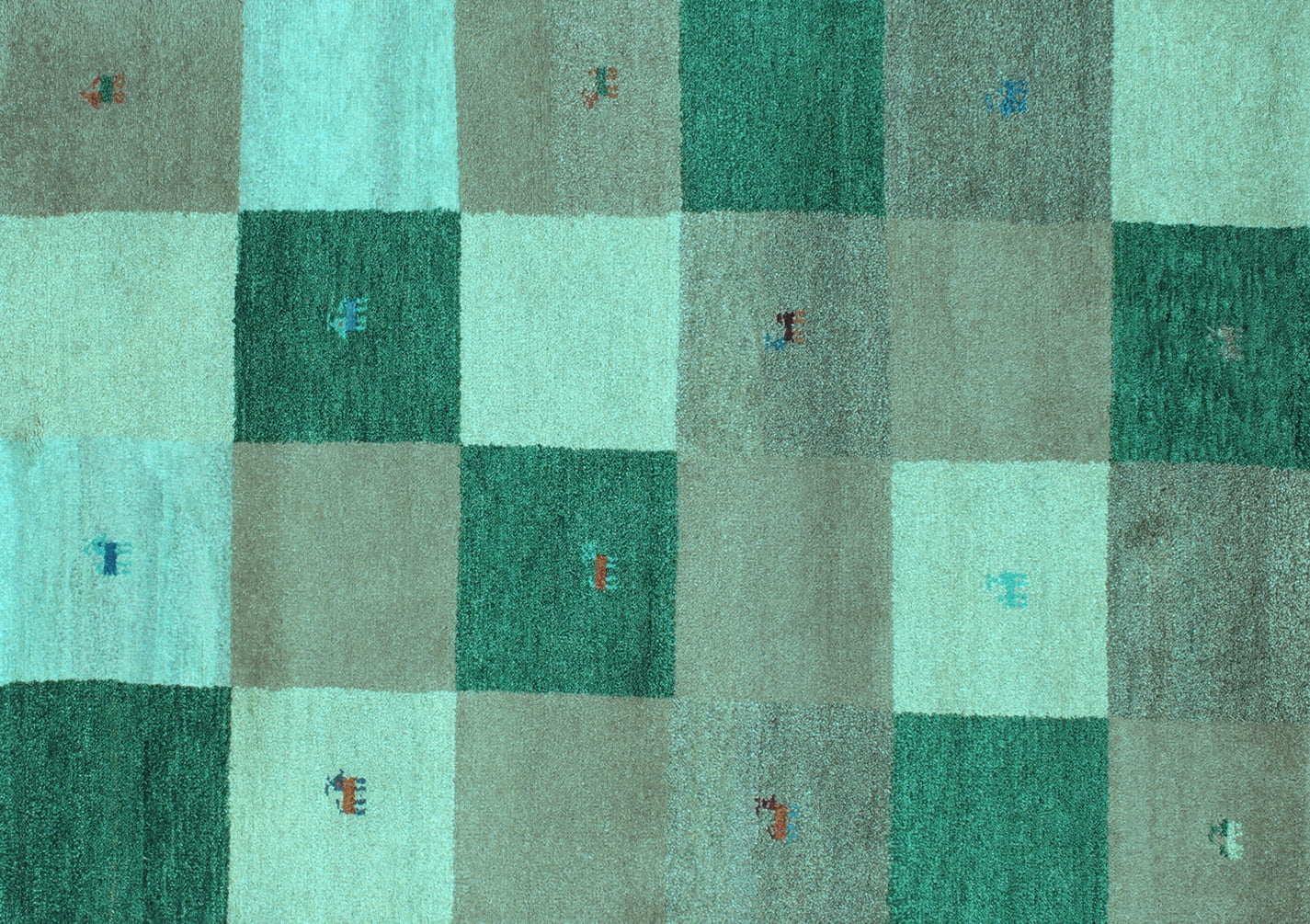 Ahgly Company Indoor Rectangle Abstract Light Blue Contemporary Area ...