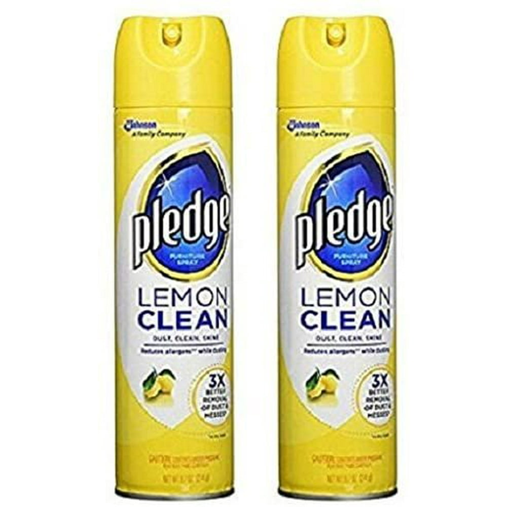 Pledge 9.7Oz Furniture Cleaner Lemon 3-Pack3 - Walmart.com - Walmart.com