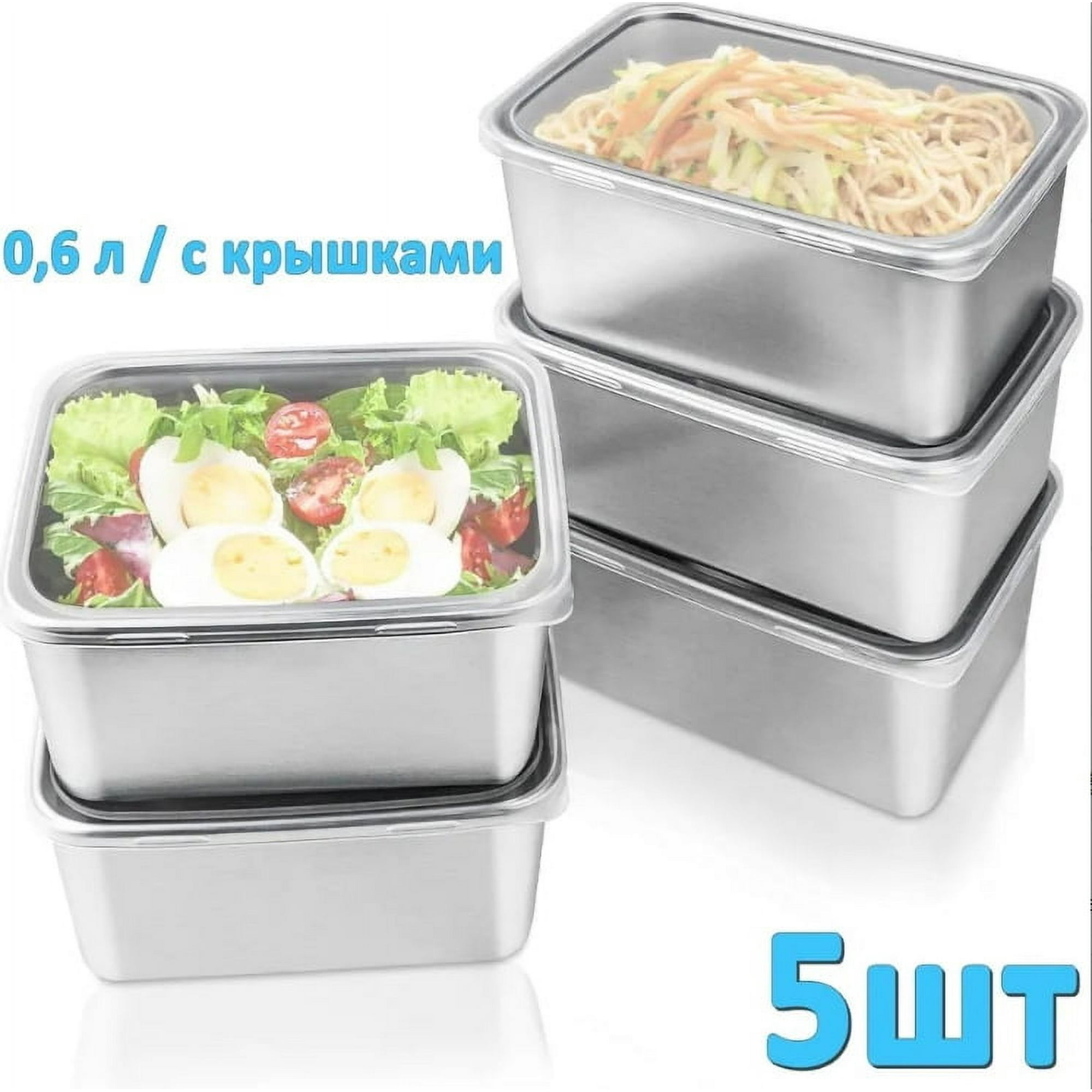 Click here for Hesignd 6 Stainless Steel Meal Prep Boxes With Lid... prices