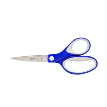 Westcott Preferred Line Stainless Steel Scissors, 8" Bent, Blue ...
