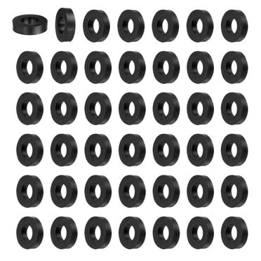 4 Packs Rubber Spacers 50mm OD, 26mm ID, 10mm Height Round Anti ...