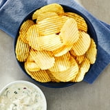 Great Value Rippled Potato Chips Party Size 13.5 oz Crunchy Snack with ...