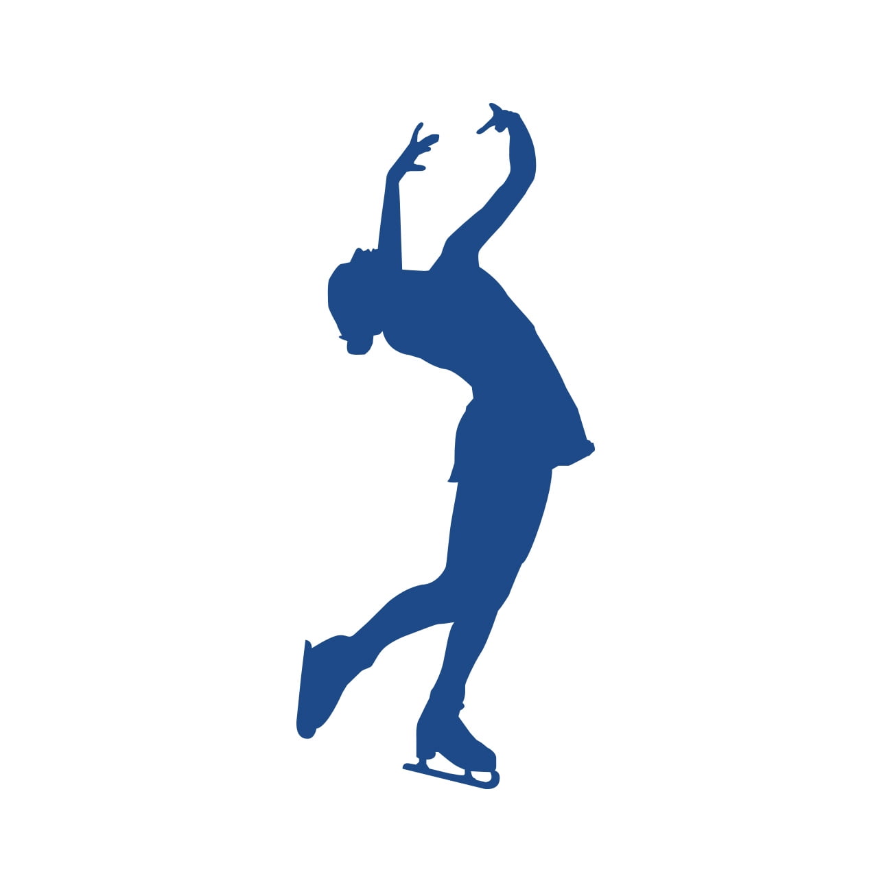 Figure Skating Sticker Decal Die Cut - Self Adhesive Vinyl ...