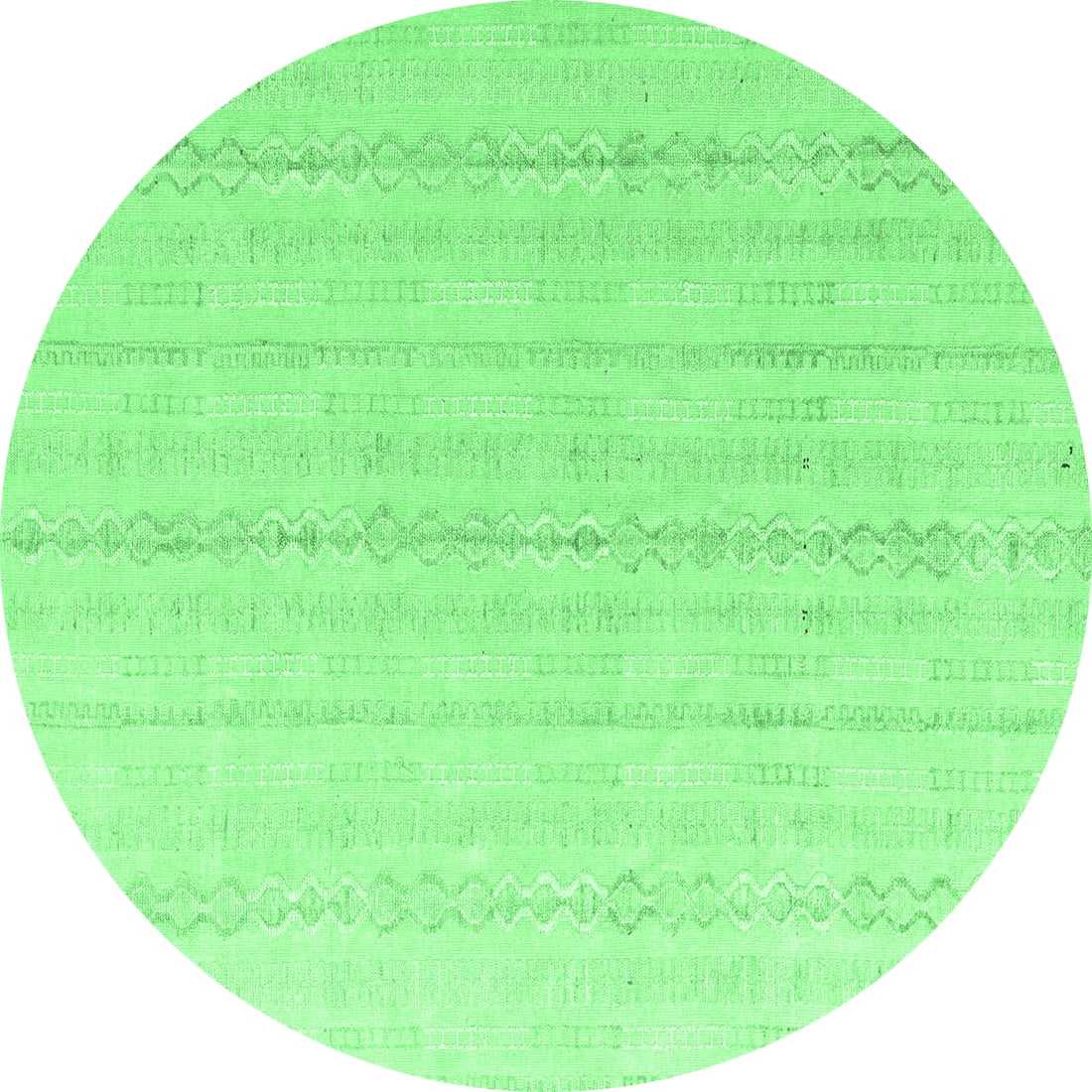 Ahgly Company Indoor Round Solid Emerald Green Modern Area Rugs, 8 ...