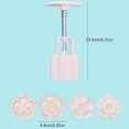 Embossed Dessert Embossing Plastic Mold 4-Piece Press Mold Set ...