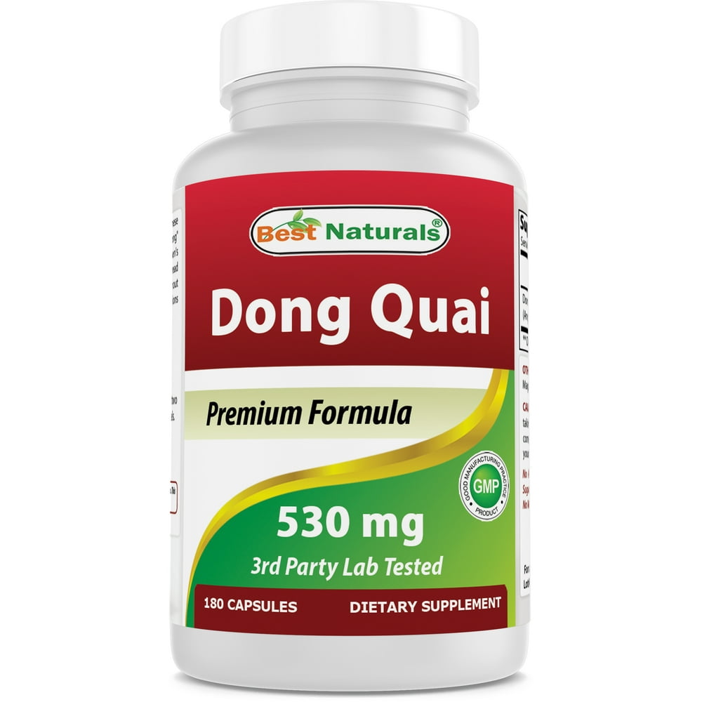 Best Naturals Dong Quai 530 mg 180 Capsules - Walmart.com - Walmart.com