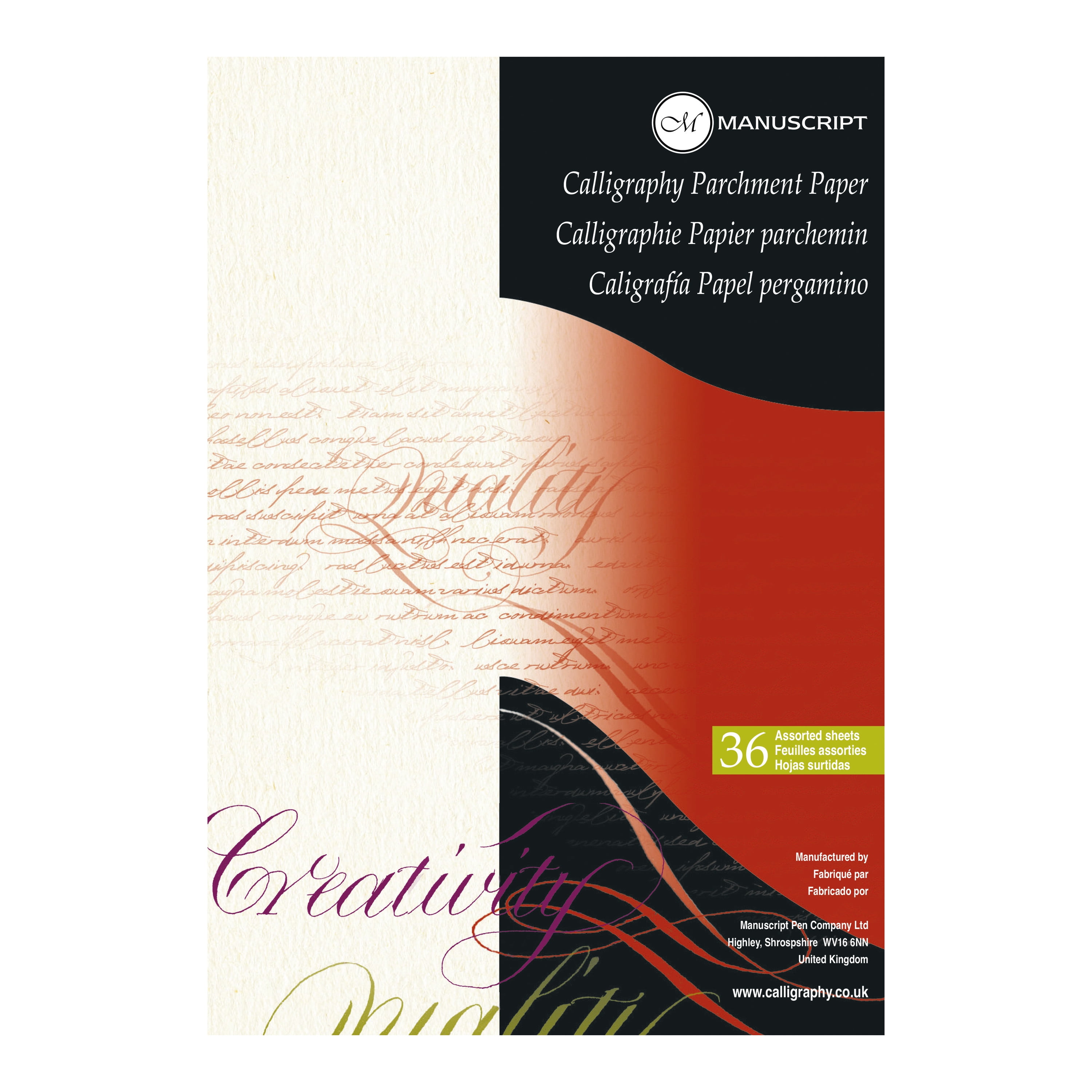 Manuscript Calligraphy Parchment Paper Pad, 8.3" x 11.7" - Walmart.com